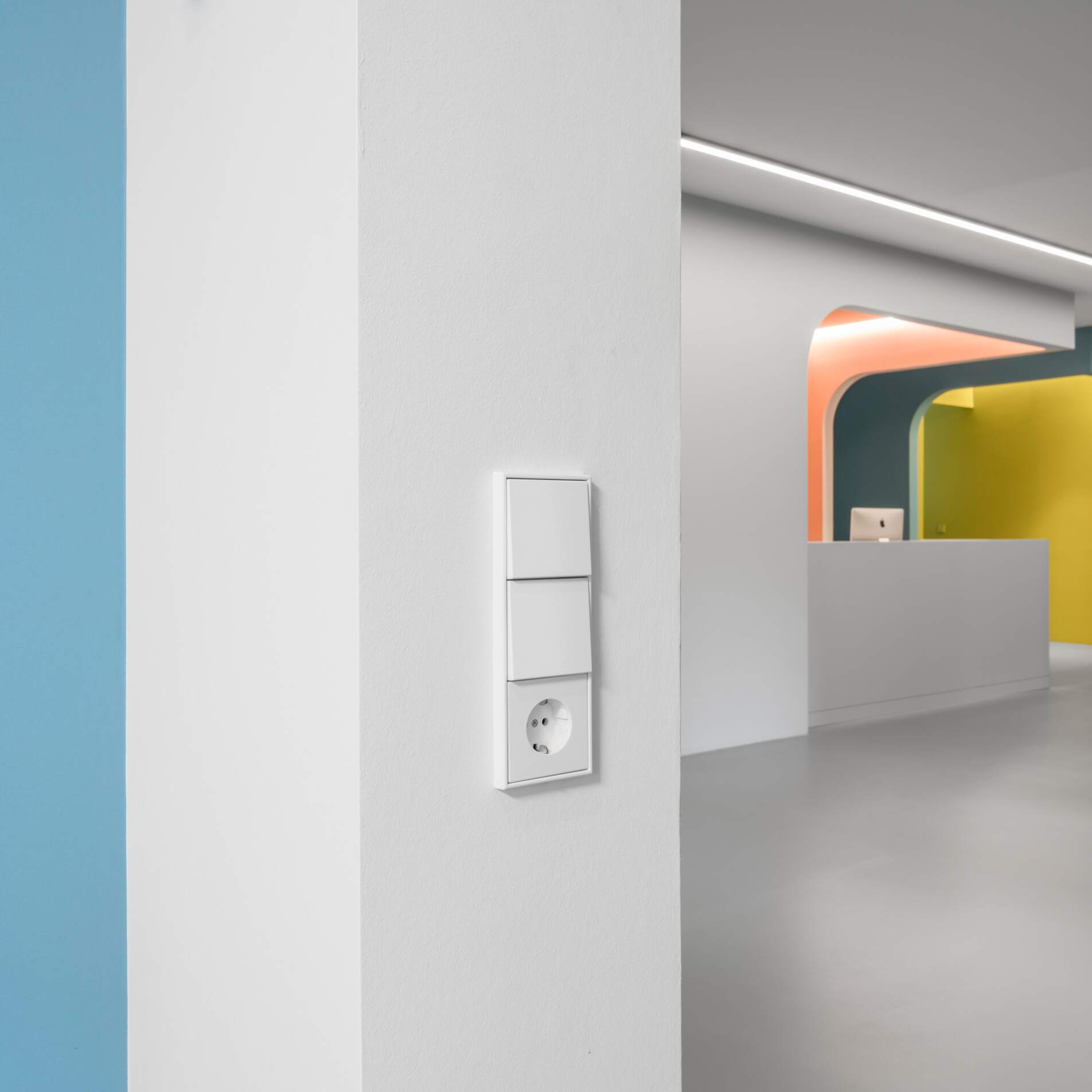 The LS 990 flat switch – classic in the Bauhaus style since 1968