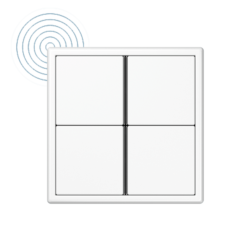 KNX F 40 push-buttons – simple handling and convenience