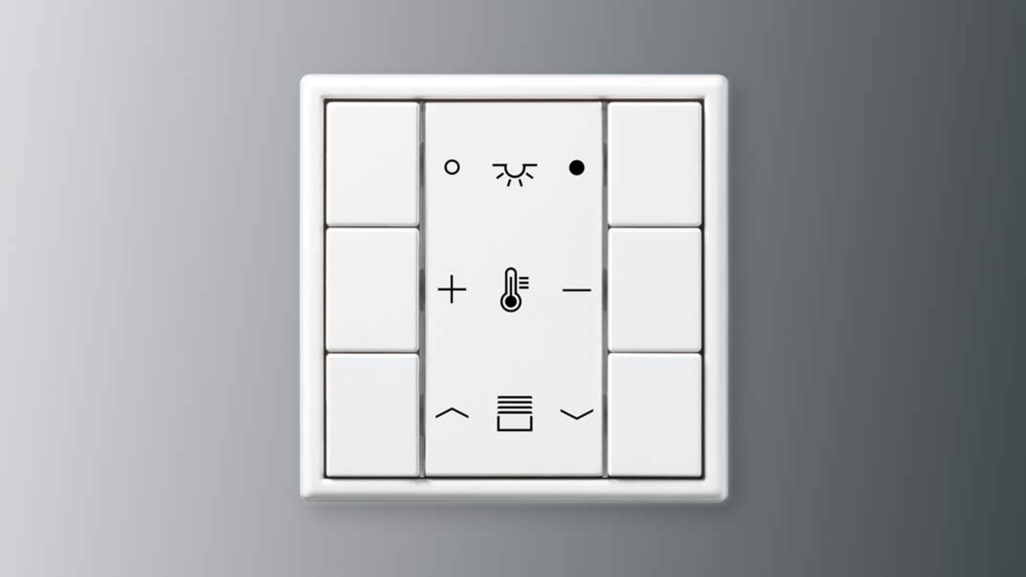 KNX Taster F 50 – Steuerung von Funktionen im KNX System