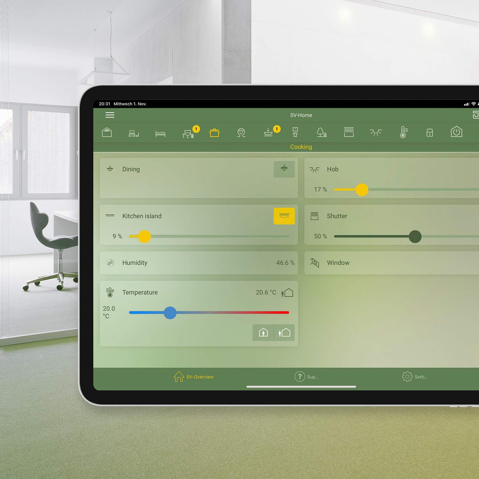 Smart Visu Server – central control