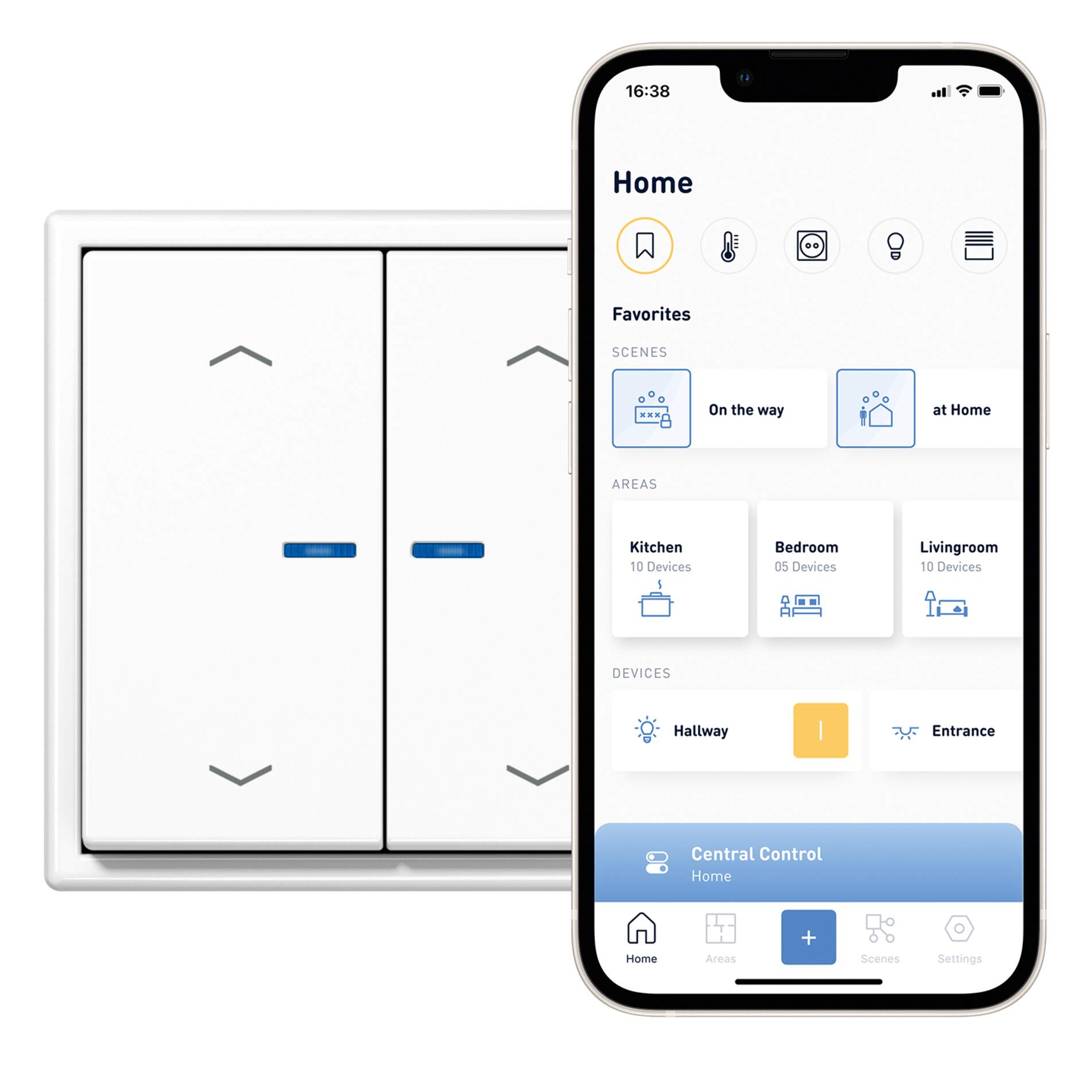 Shading – control blinds, shutters and awnings