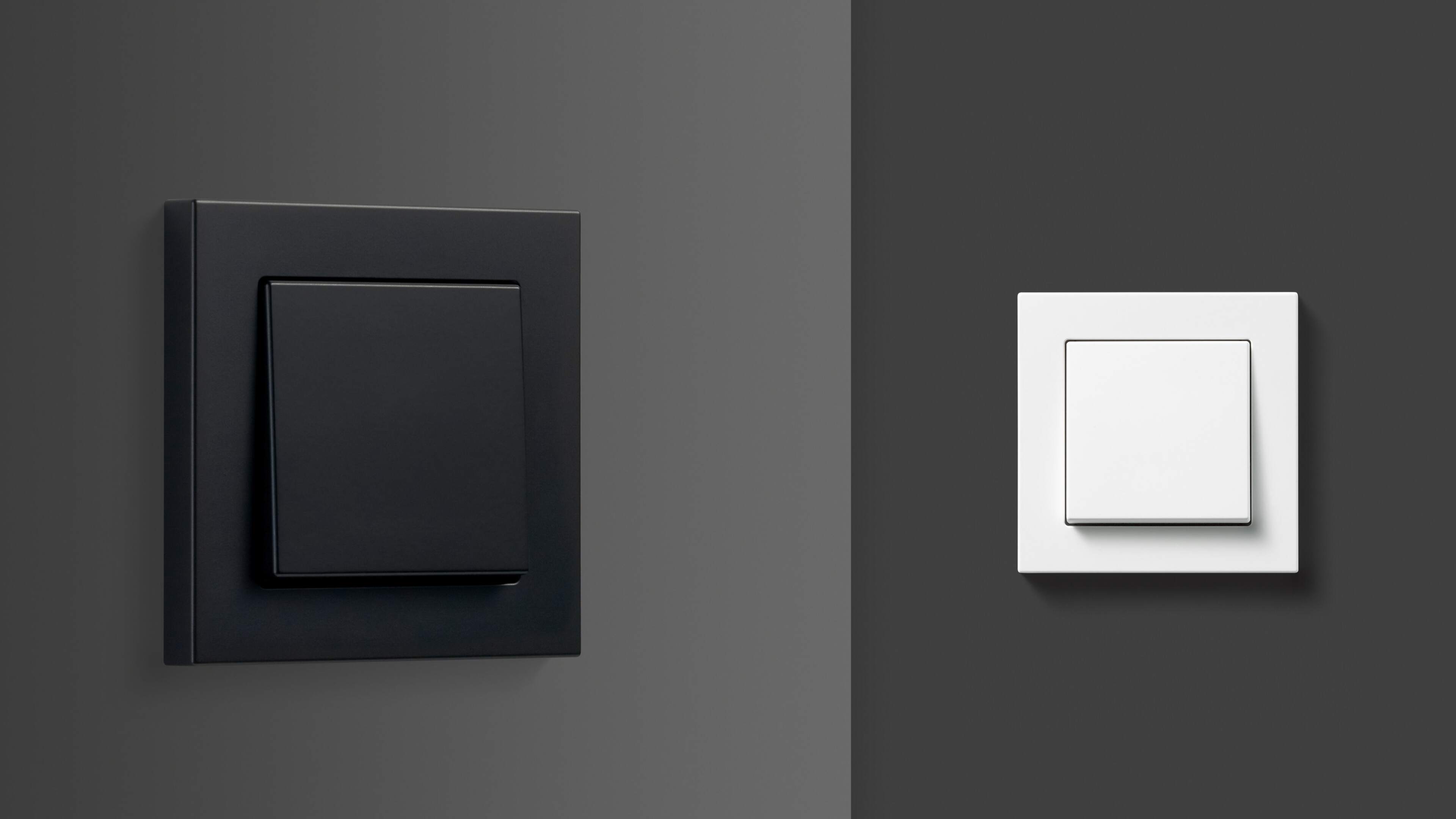 JUNG Schalterprogramme in matten Farbtönen