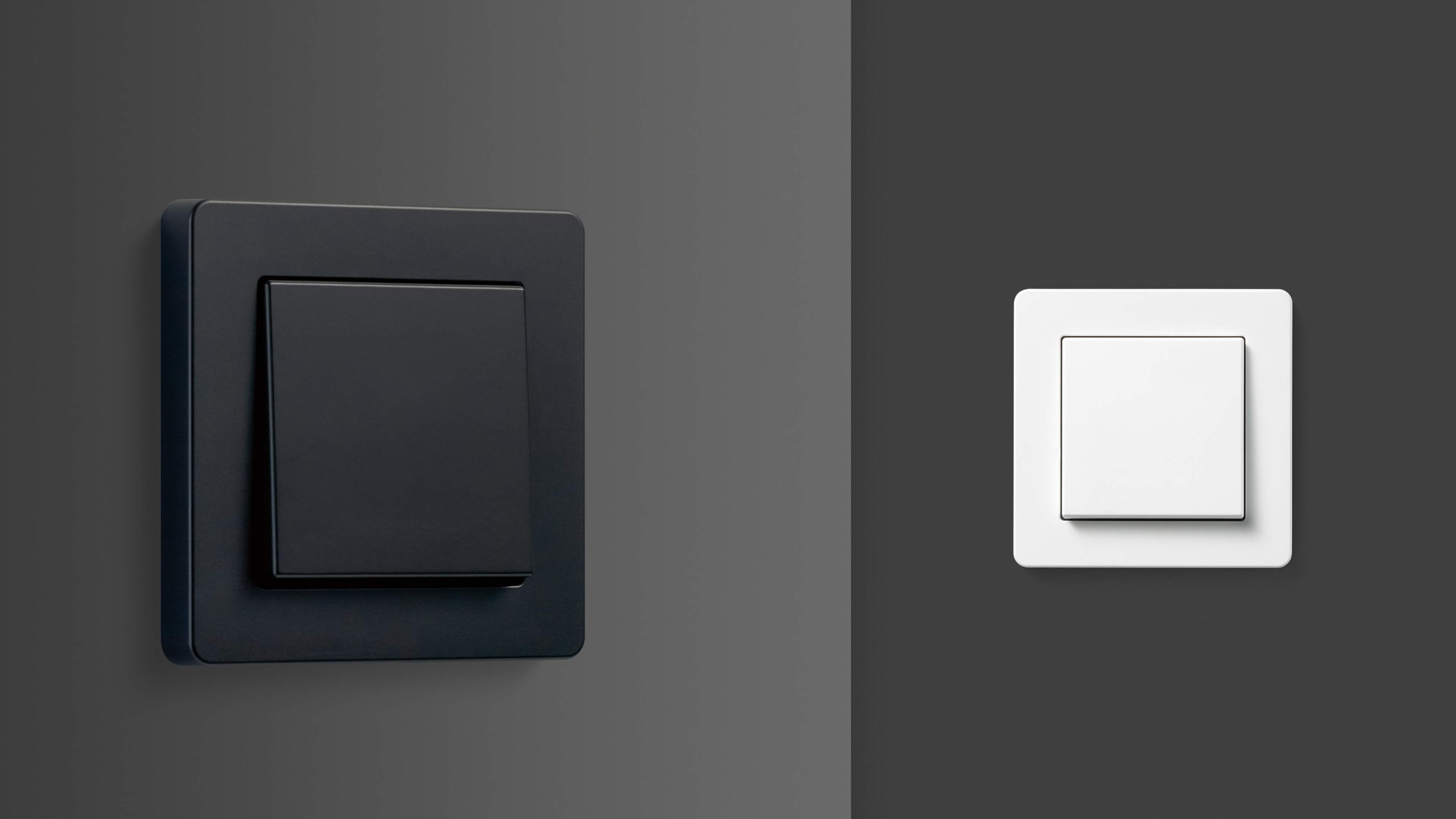 JUNG Schalterprogramme in matten Farbtönen