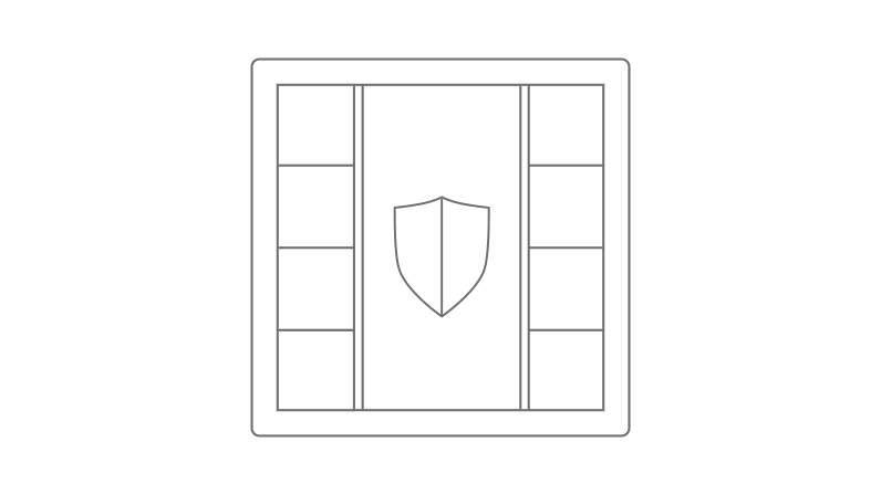 KNX F 50 push-buttons – control of functions in the KNX system