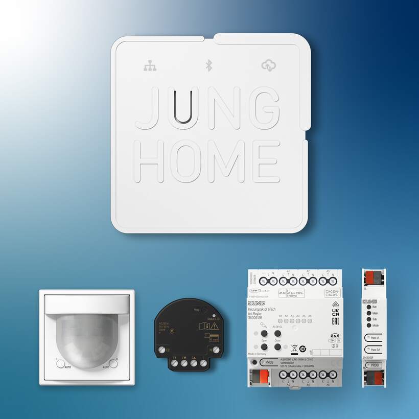 New JUNG items – innovative solutions for building technology