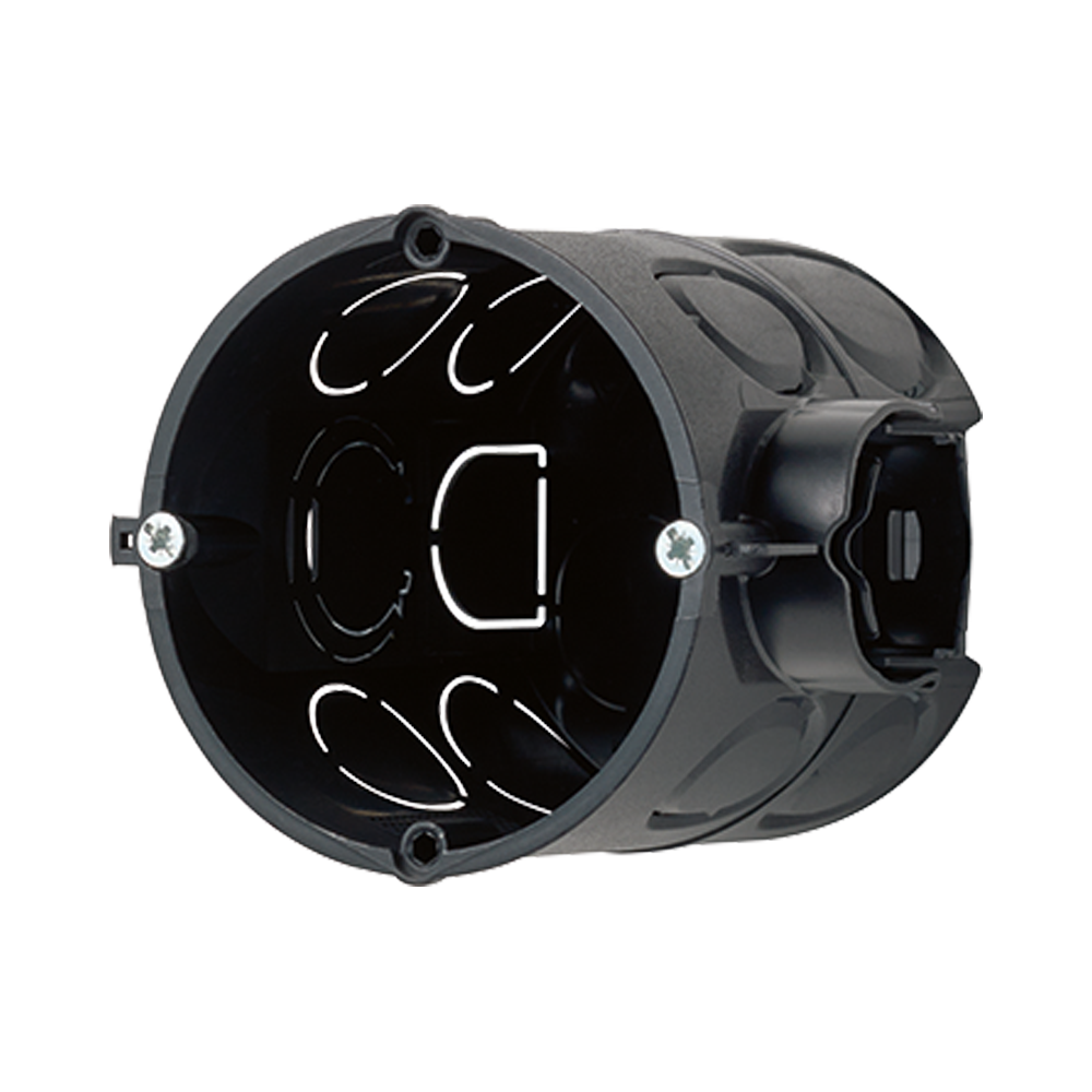 Wall box, 1-gang, depth: 63 mm, black | 1556-04