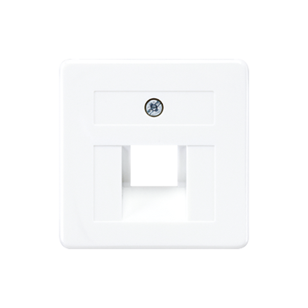 Centre plate for IAE/UAE sockets, 1 x 8-pole, white | 169-1 UAE WW