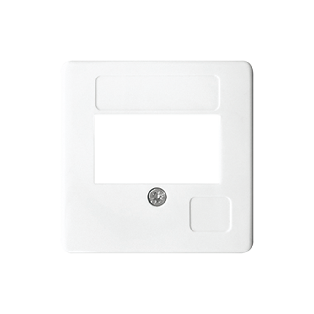 Centre plate for telephone sockets, 1-gang, white | 169 T WW
