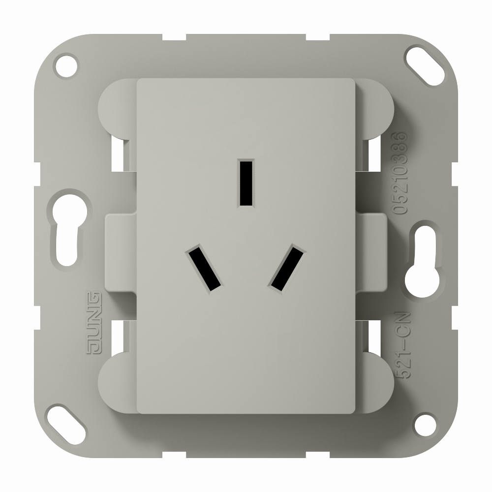 Socket insert, Chinese system, 2P+E | 2521-16 CN GR
