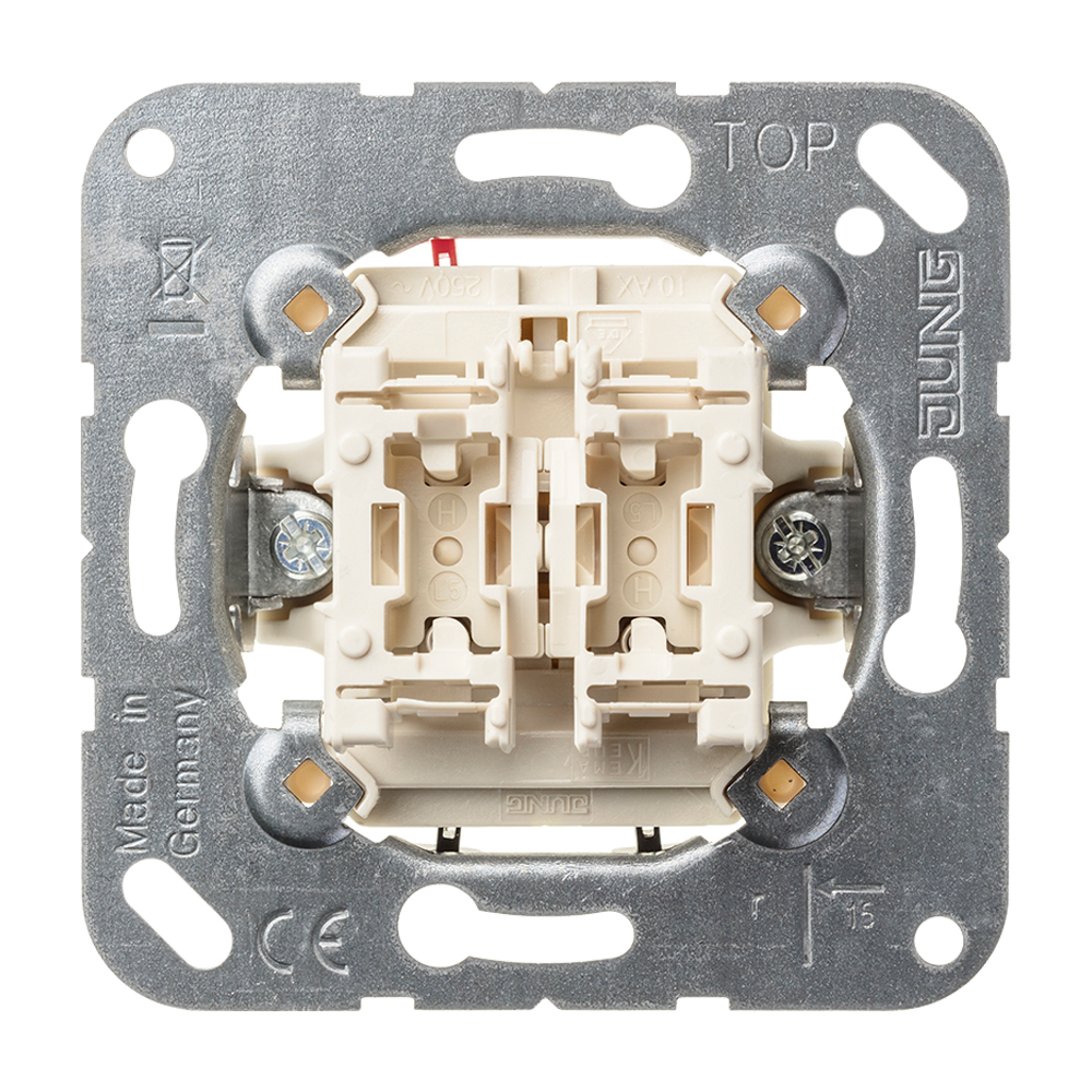 2-gang push-button, 2 x 1-pole, 1-way NO contact | 535 U