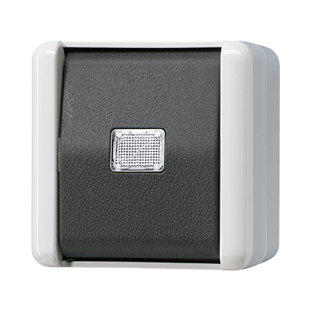 1-gang push-button, 1-pole, 2-way with terminal for N conductor 250 V ...