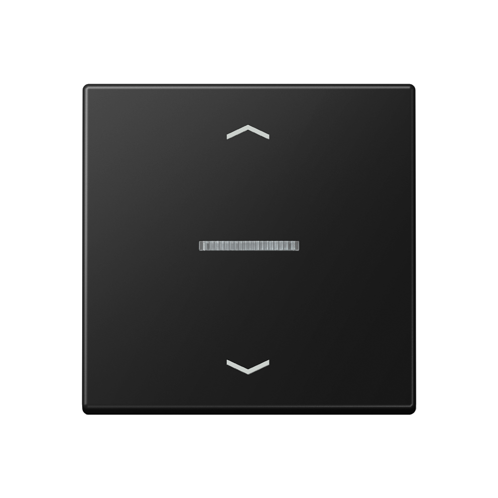 Rocker for KNX push-button 1-gang, F10, matt graphite black | A 101 ...