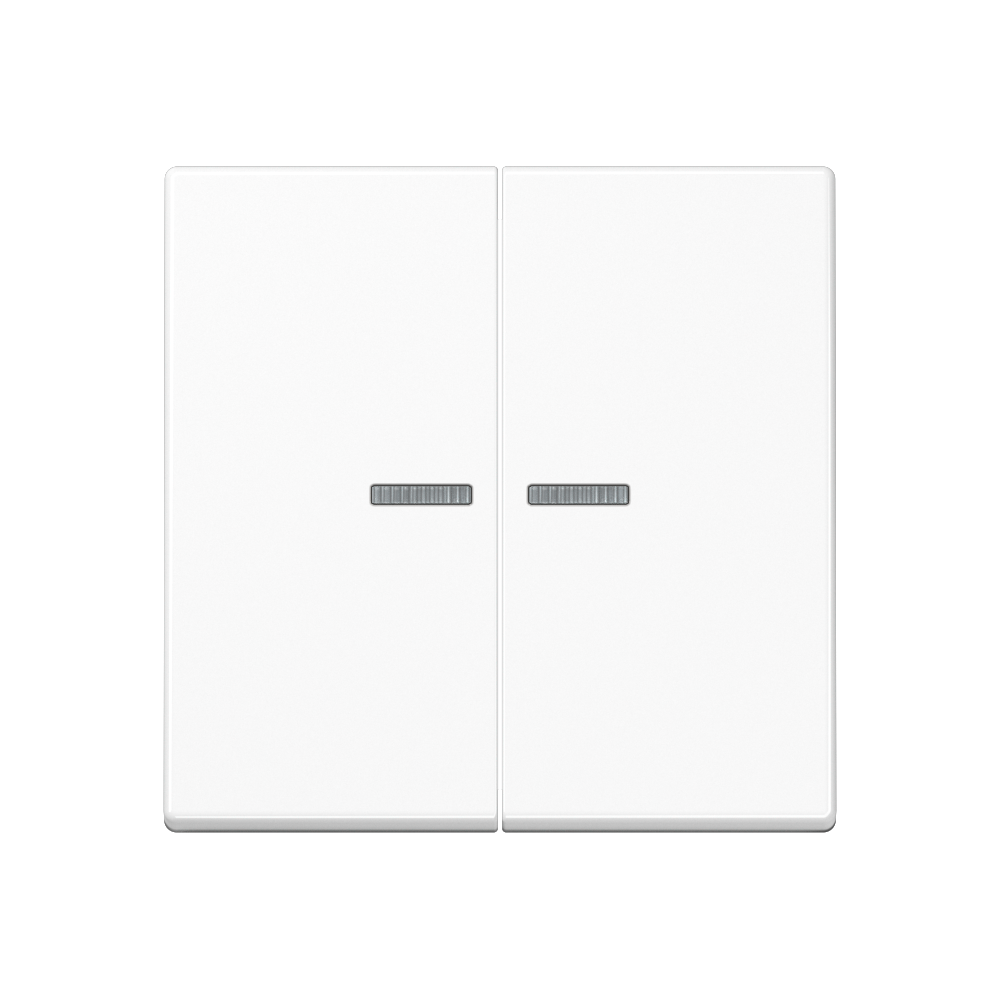 KNX RF push-button 2-gang, Secure, white | A 1092 1ST RF WW