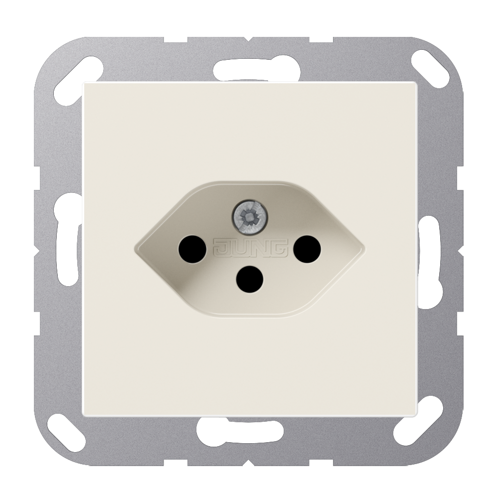 1-gang socket, Swiss system, type 13, ivory | A 1520-13 BF SEV
