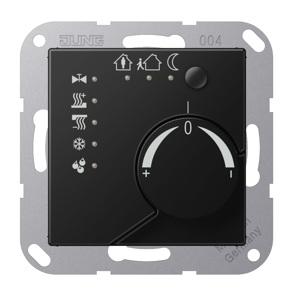 KNX room temperature controller, with integrated push-button interface ...
