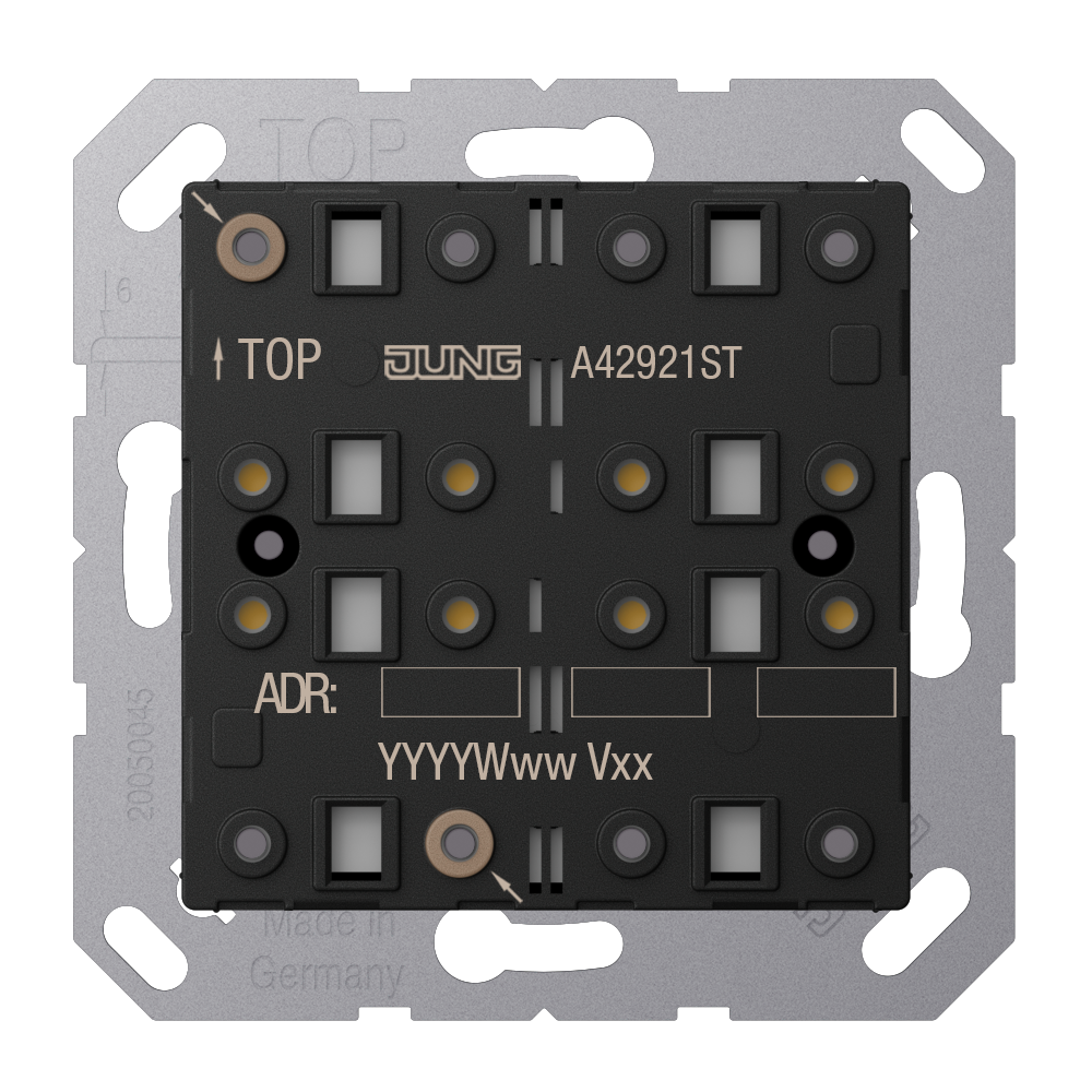 KNX universal push-button module 2-gang, F40, Secure | A 4292 1ST