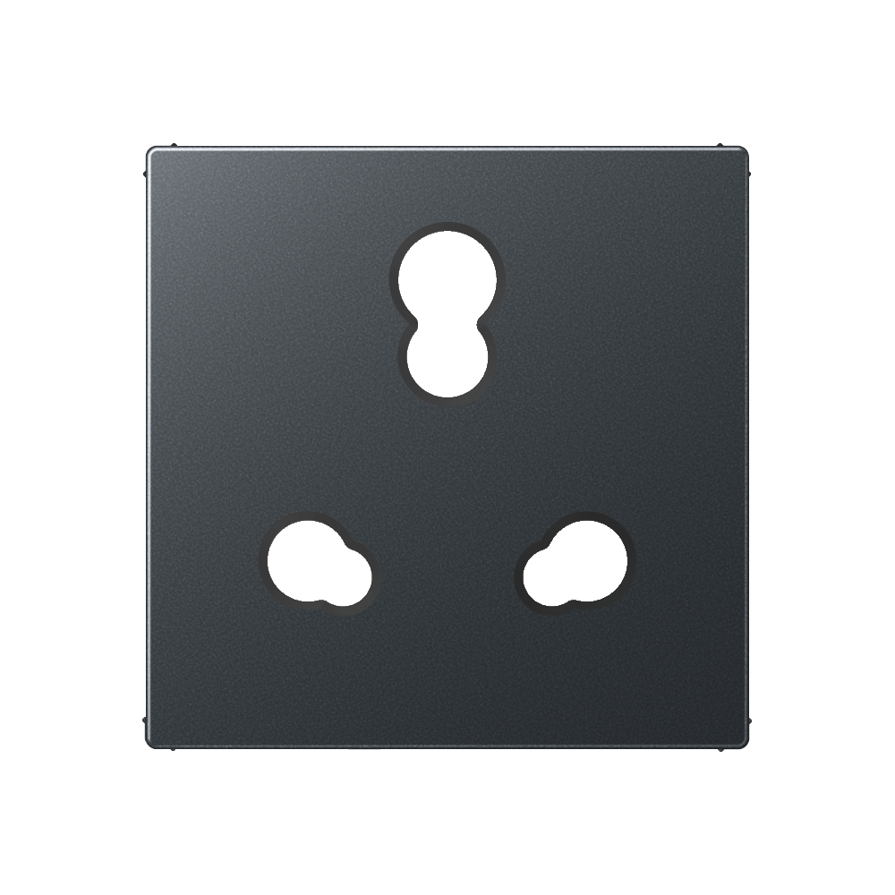 Centre plate for socket insert, Indian system, thermoplastic lacquered ...