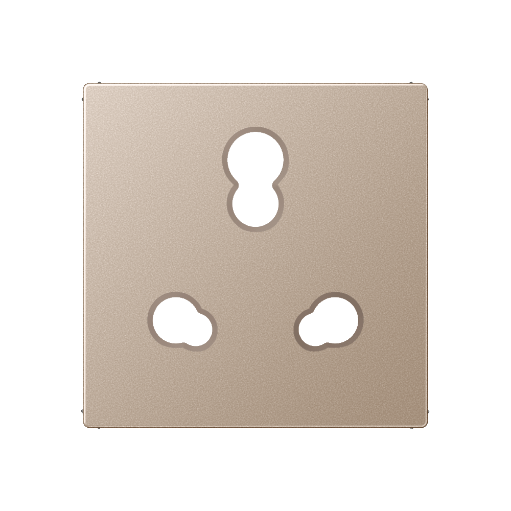 Centre plate for socket insert, Indian system, duroplastic lacquered ...