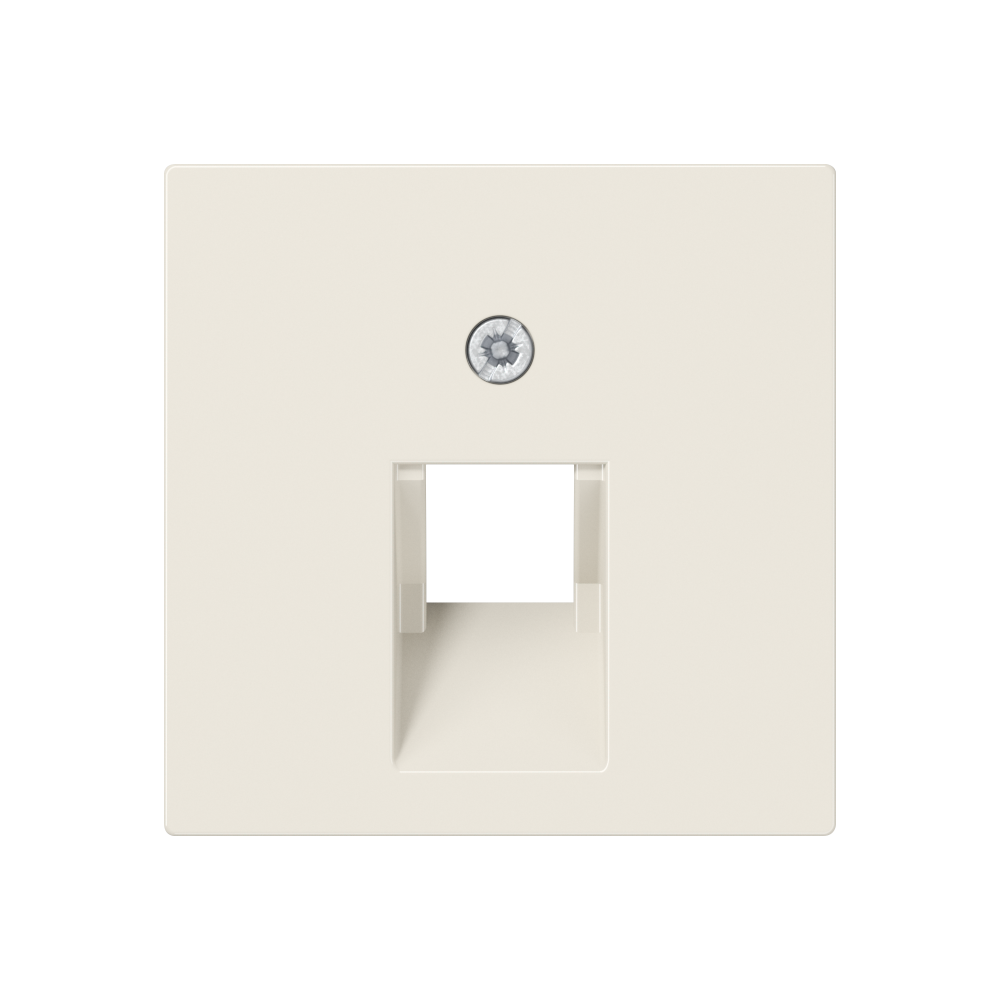 Centre plate for IAE/UAE sockets, 1 x 8-pole, ivory | A 569-1 PLUA