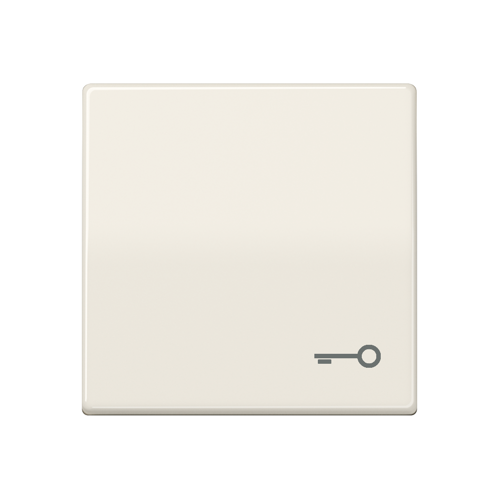 Wippe1fach, Symbol Tür, weiß (ivory) | ABAS 591 T
