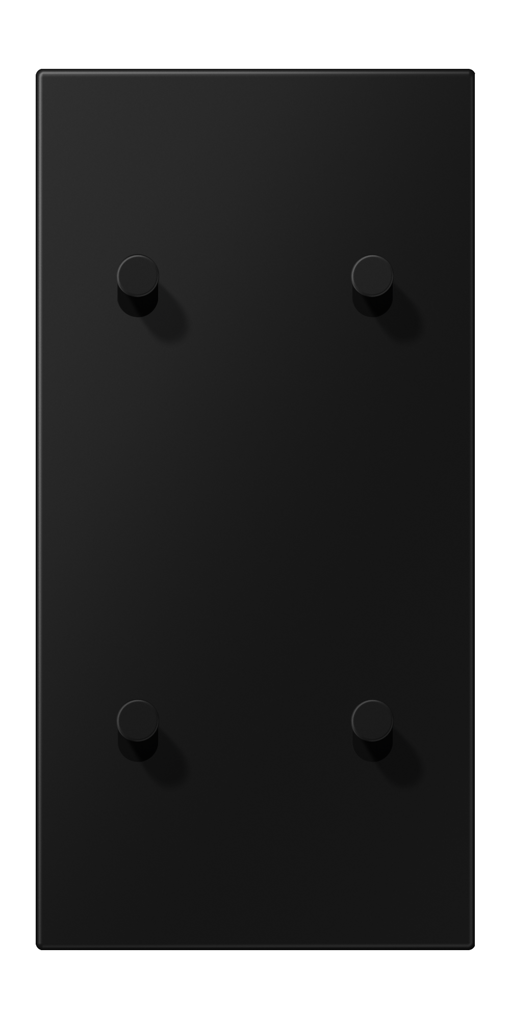 Centre plate with toggle lever "cone", 2 x 2 toggle levers, matt ...
