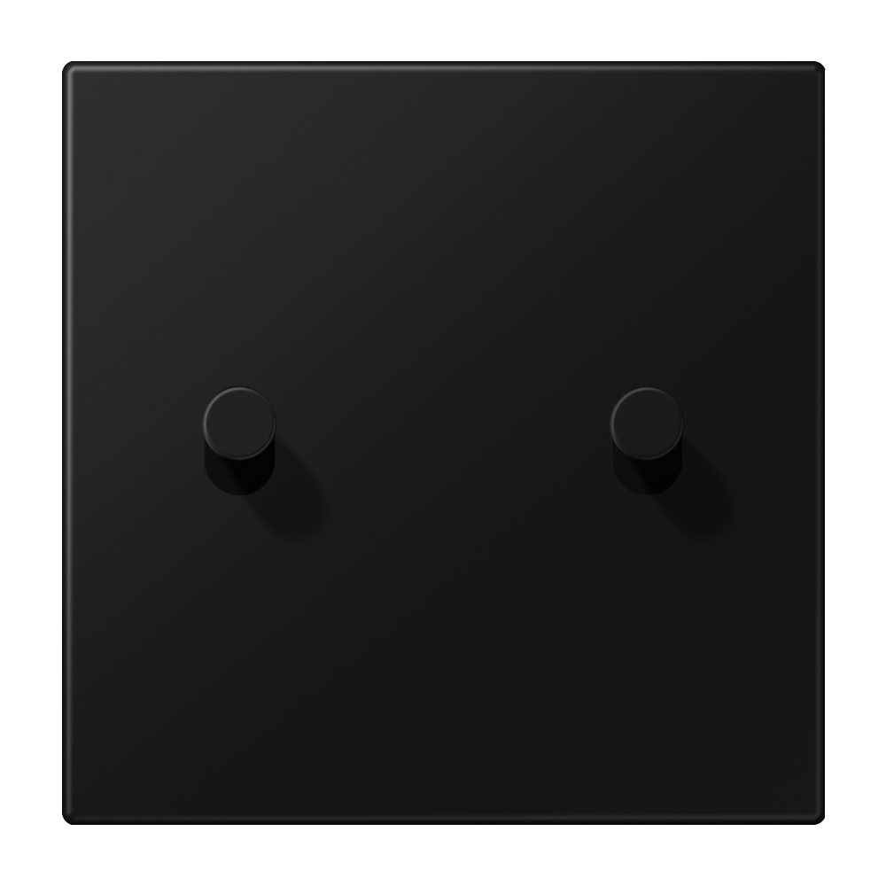 Centre plate with toggle lever "cone", 2 toggle levers, matt graphite ...