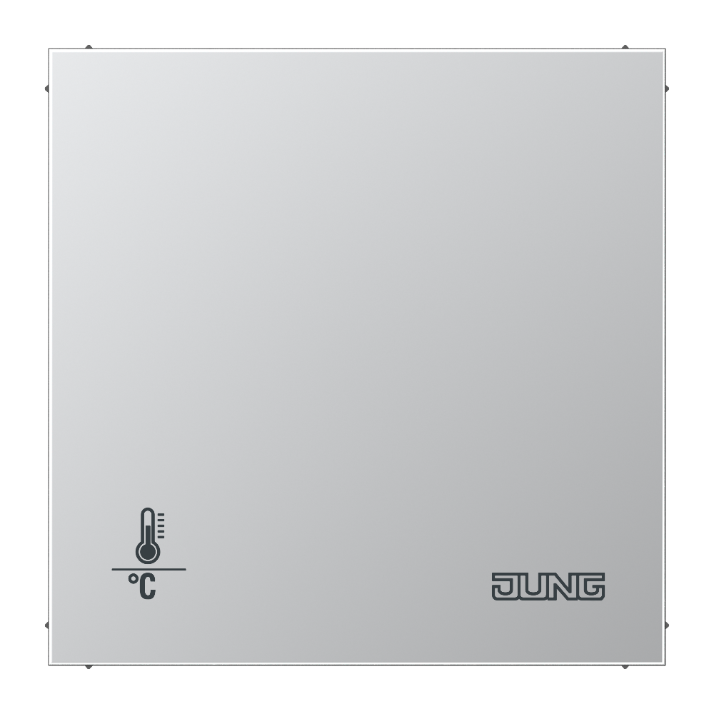 KNX room autostat, aluminium | AL 2178 ORTS