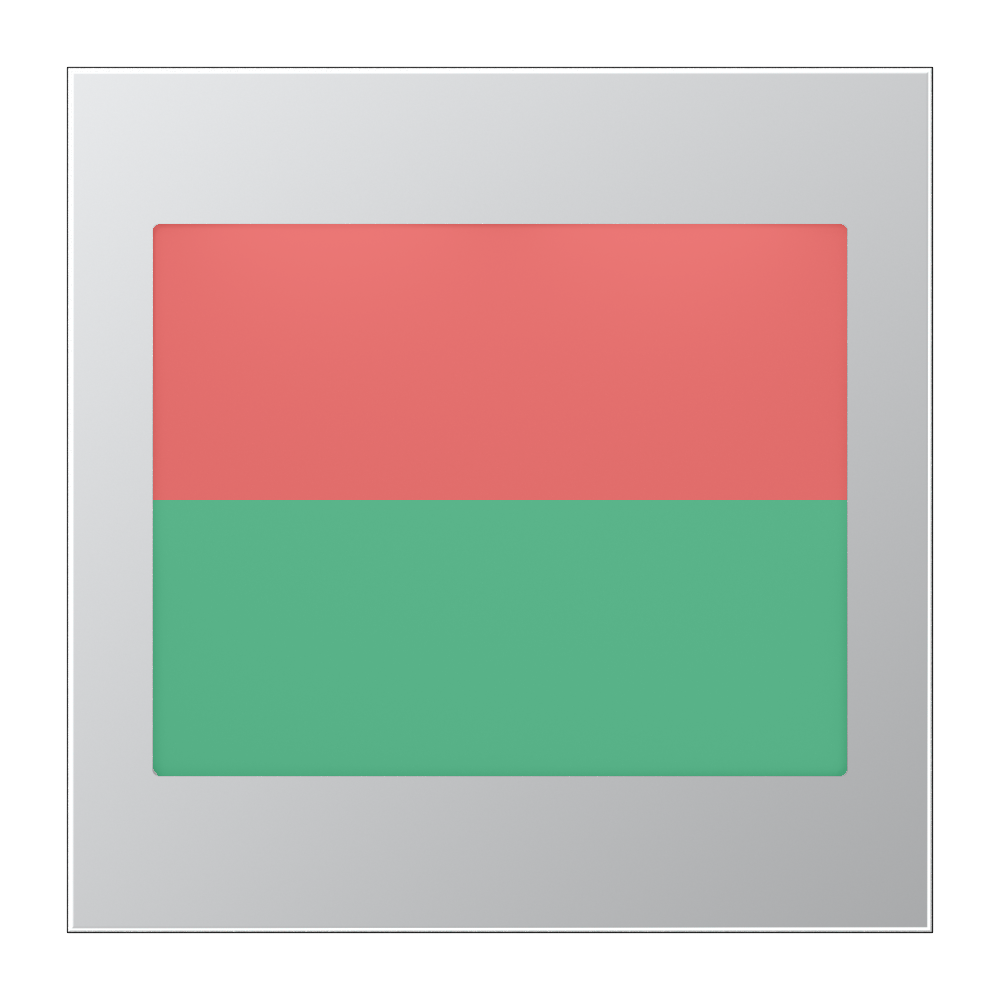 LED red/green pilot light, red and green, aluminium | AL 2539-2 LED RG