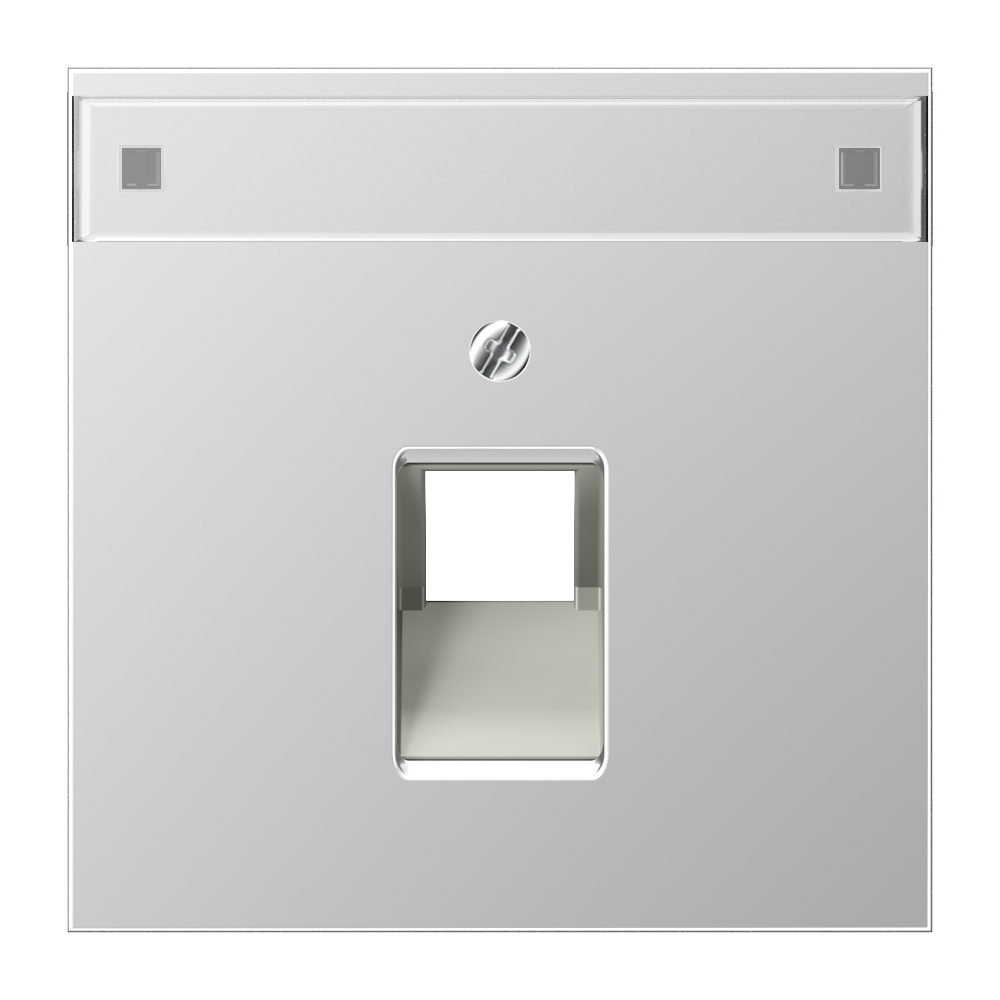 Centre plate for IAE/UAE sockets, 1 x 8-pole, aluminium | AL 2969-1 NAUA