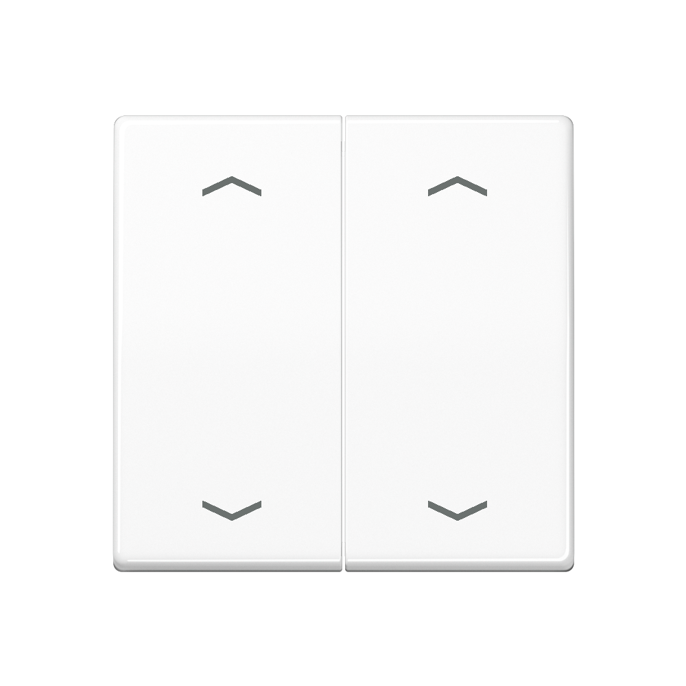 Rocker for KNX push-button 1-gang, F10, white | AS 102 P WW