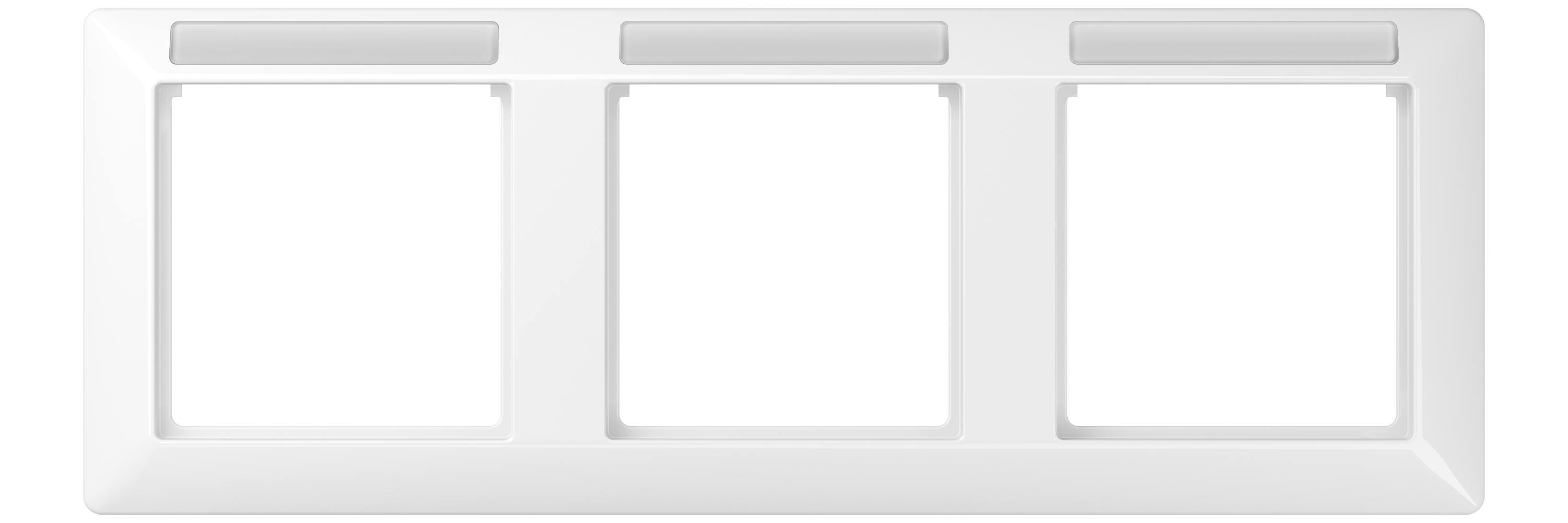 Frame 3-gang, white | AS 5830 BF INA WW