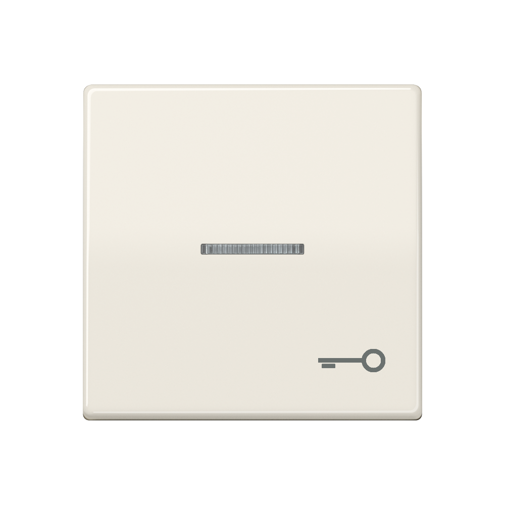 Rocker, symbol "door", with lens, ivory | AS 591 KO5T