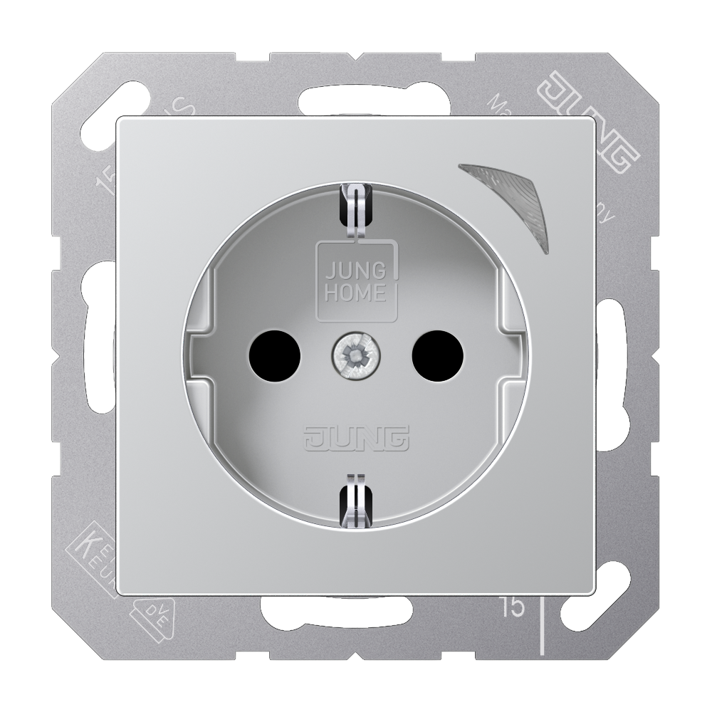 JUNG HOME SCHUKO® socket, screw terminals, Safety+, thermoplastic ...