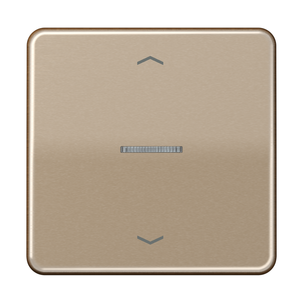 JUNG HOME push-button, with arrow symbols, with lens, gold-bronze | BT ...