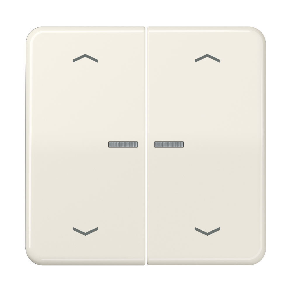 JUNG HOME push-button 2-gang, with arrow symbols, with lens, ivory | BT ...