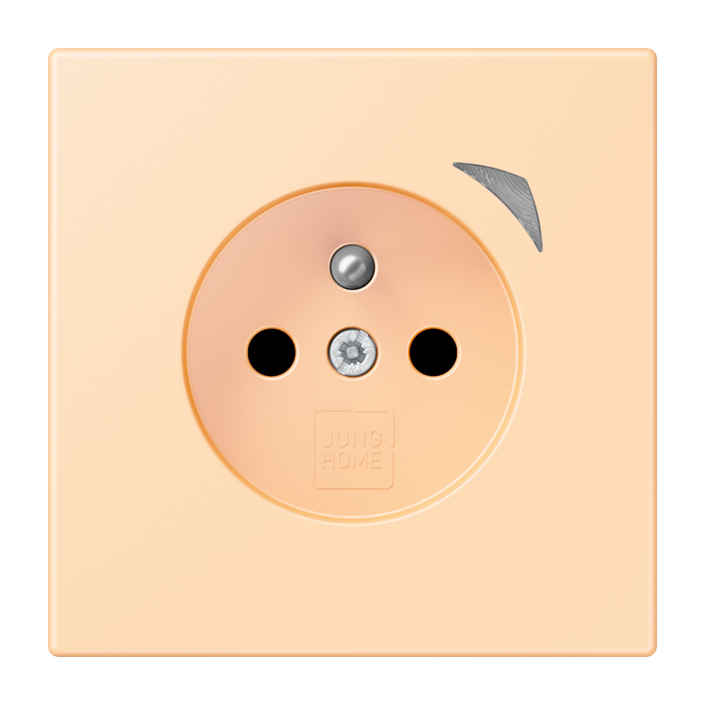 JUNG HOME socket, French/Belgian system, screw terminals, Safety+ ...