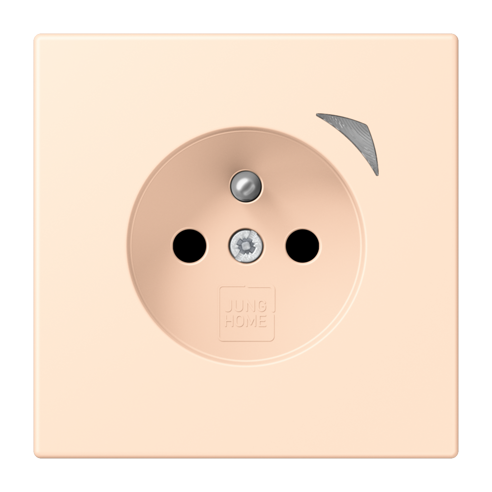 JUNG HOME socket, French/Belgian system, screw terminals, Safety+ ...