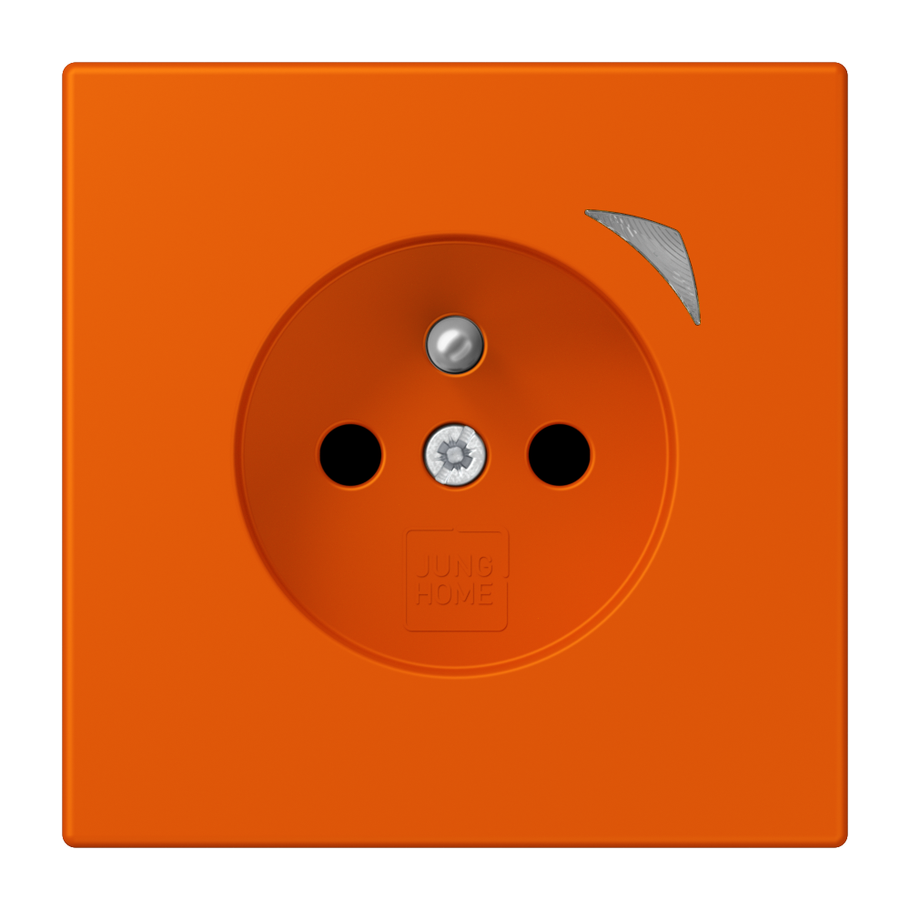 JUNG HOME socket, French/Belgian system, screw terminals, Safety+ ...