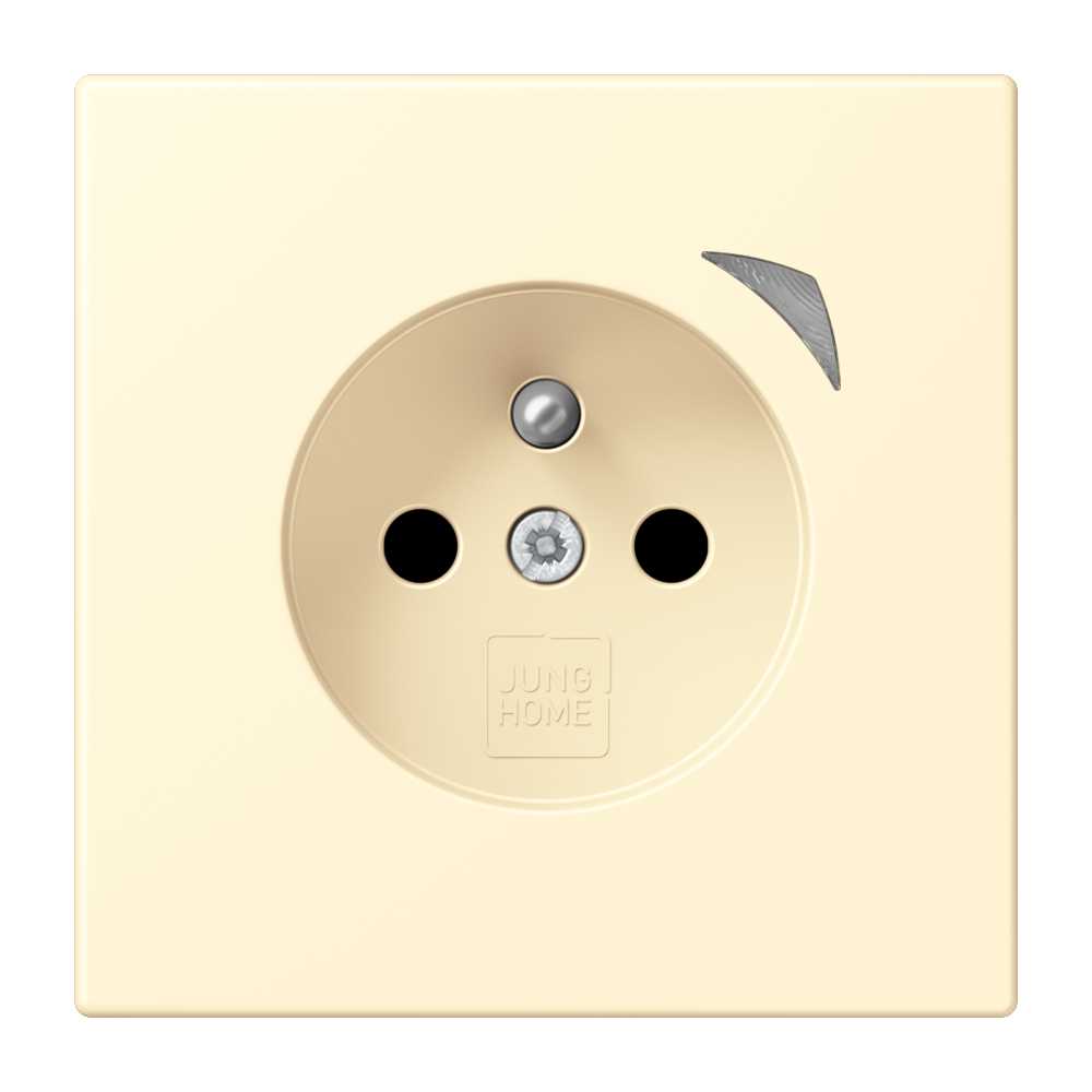 JUNG HOME socket Energy, French/Belgian system, Safety Plus, blanc ...