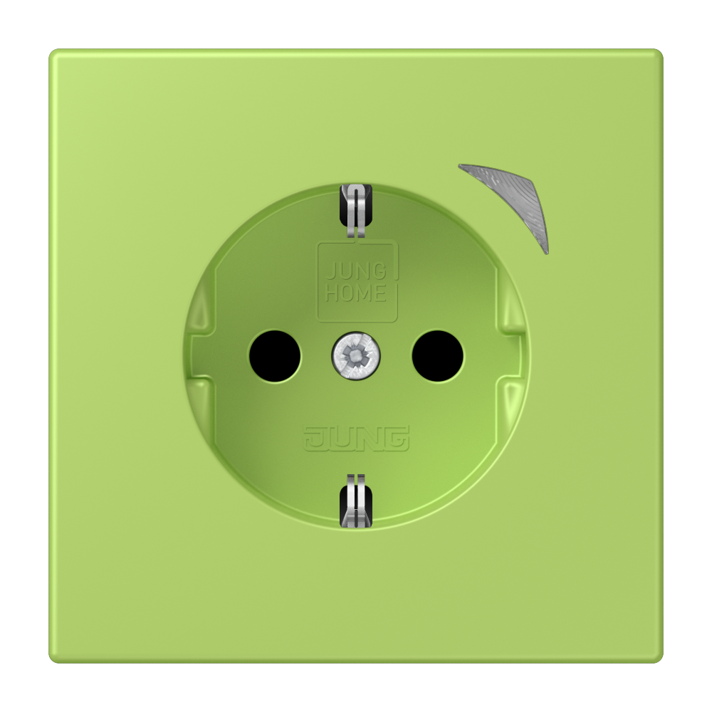 JUNG HOME SCHUKO® socket, screw terminals, Safety+, thermoplastic ...