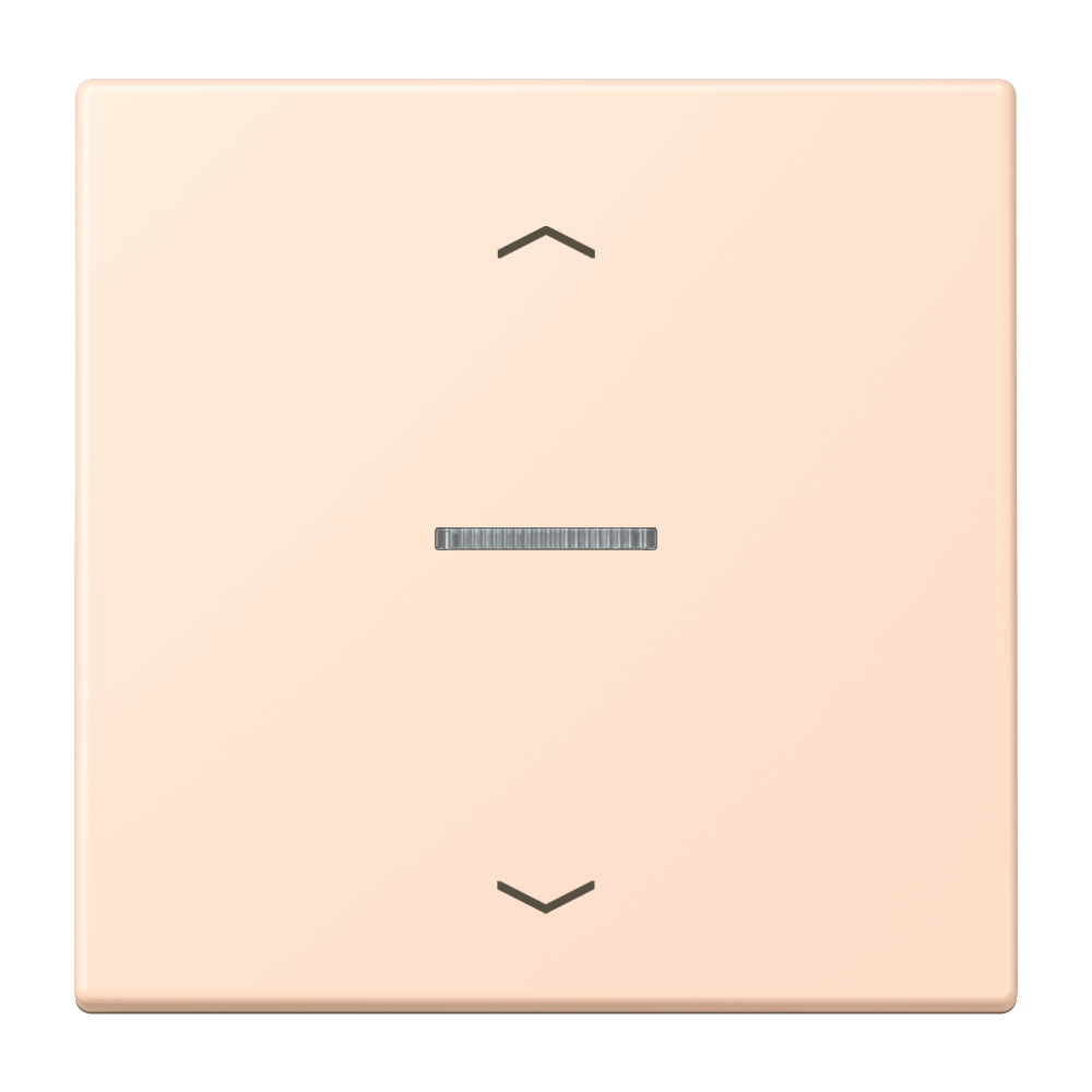 JUNG HOME push-button, with arrow symbols, with lens, rose pâle (32091 ...