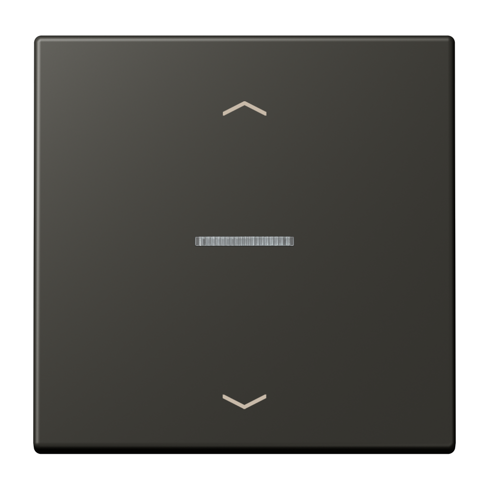 JUNG HOME push-button, with arrow symbols, with lens, ombre naturelle ...