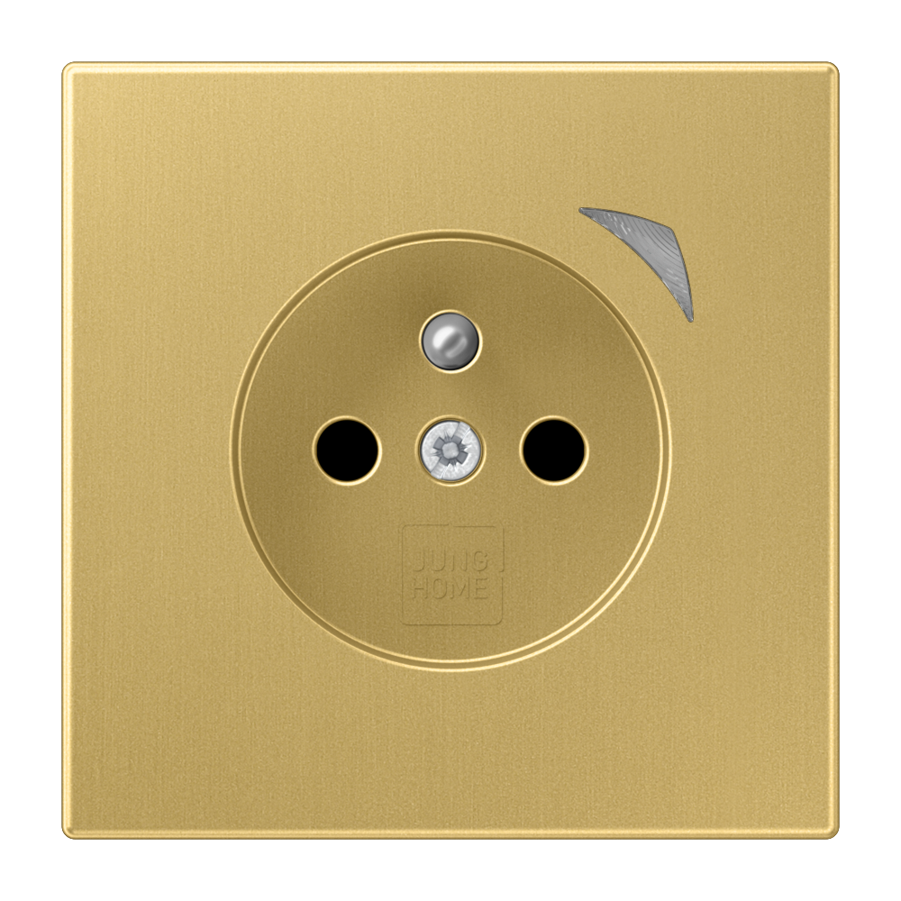 JUNG HOME socket Energy, French/Belgian system, Safety Plus, classic ...