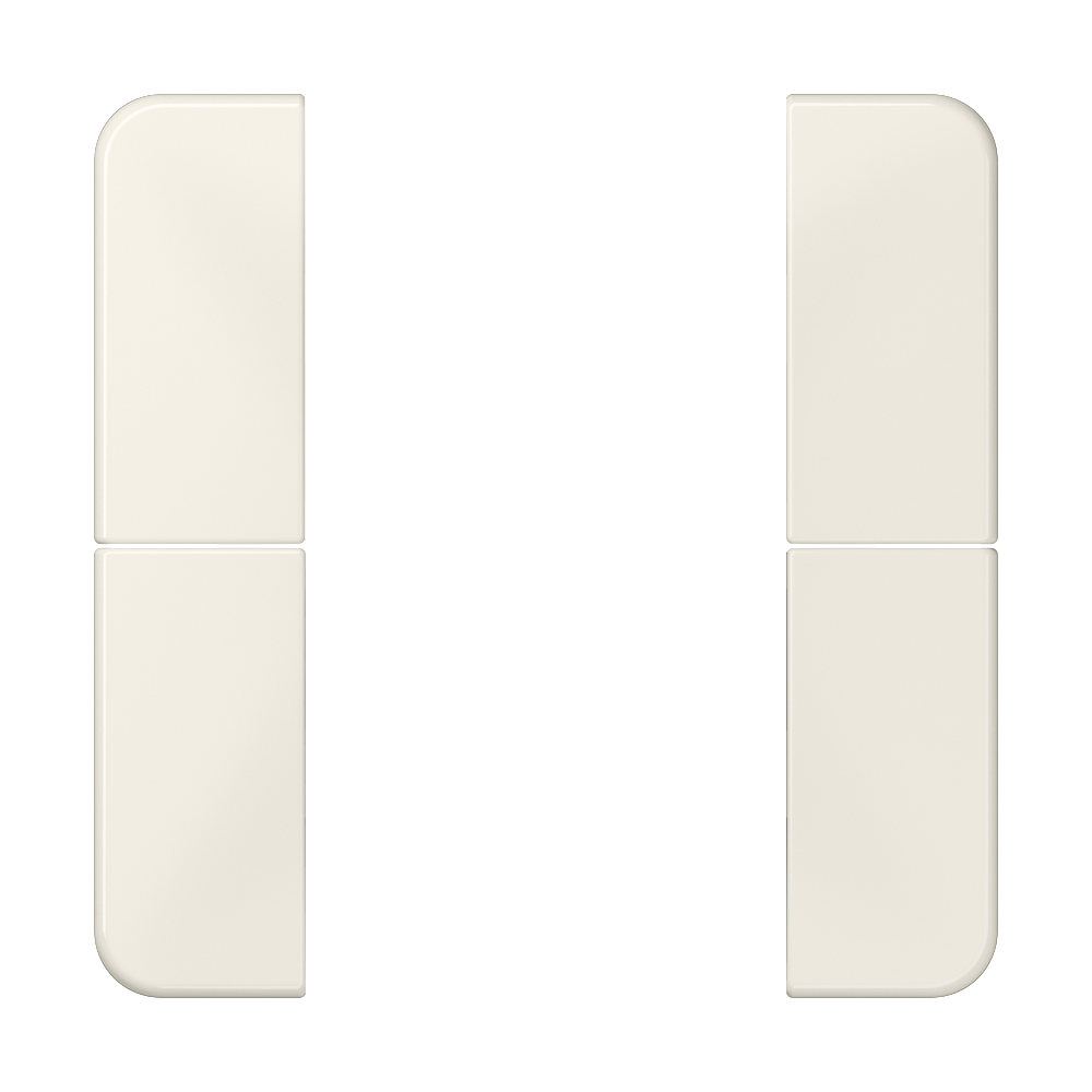 Cover kit 2-gang, F50, ivory | CD 502 TSA