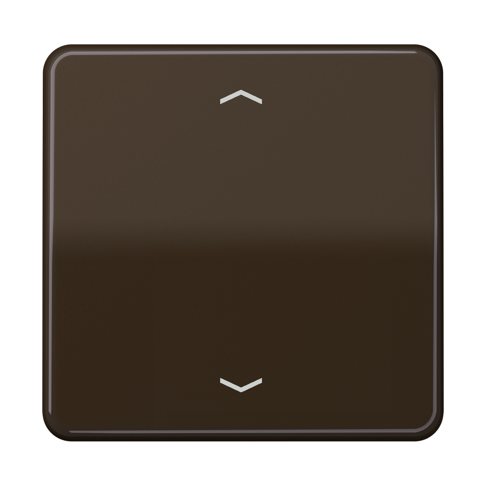 1-gang rocker, with arrow symbols, brown | CD 590 P BR