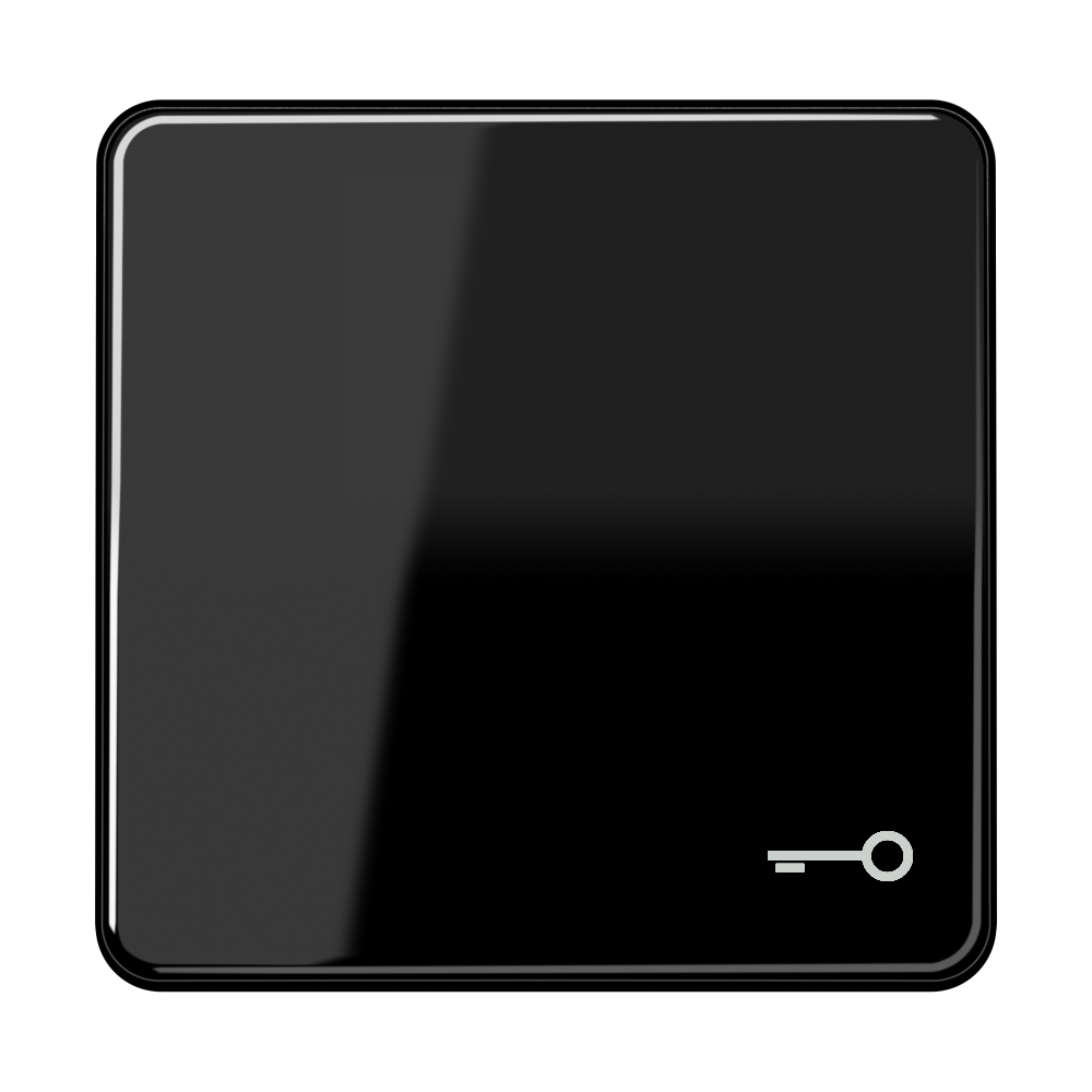 Wippe1fach, Symbol Tür, schwarz | CD 590 T SW