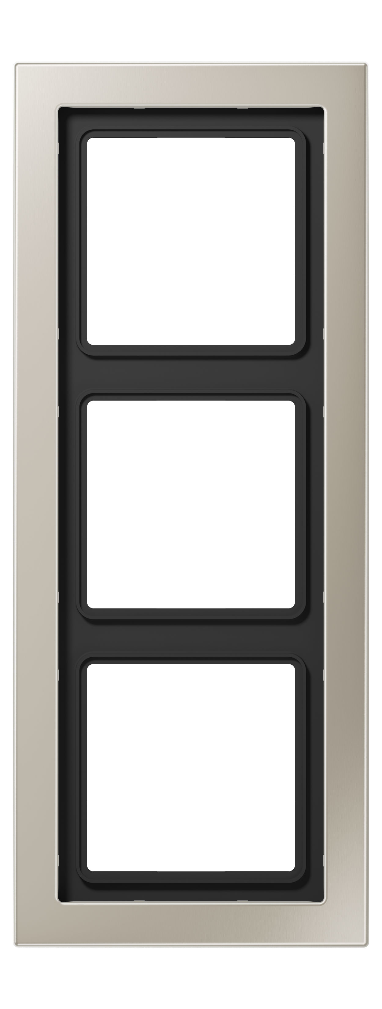 Frame 3-gang, stainless steel | ESD 2983