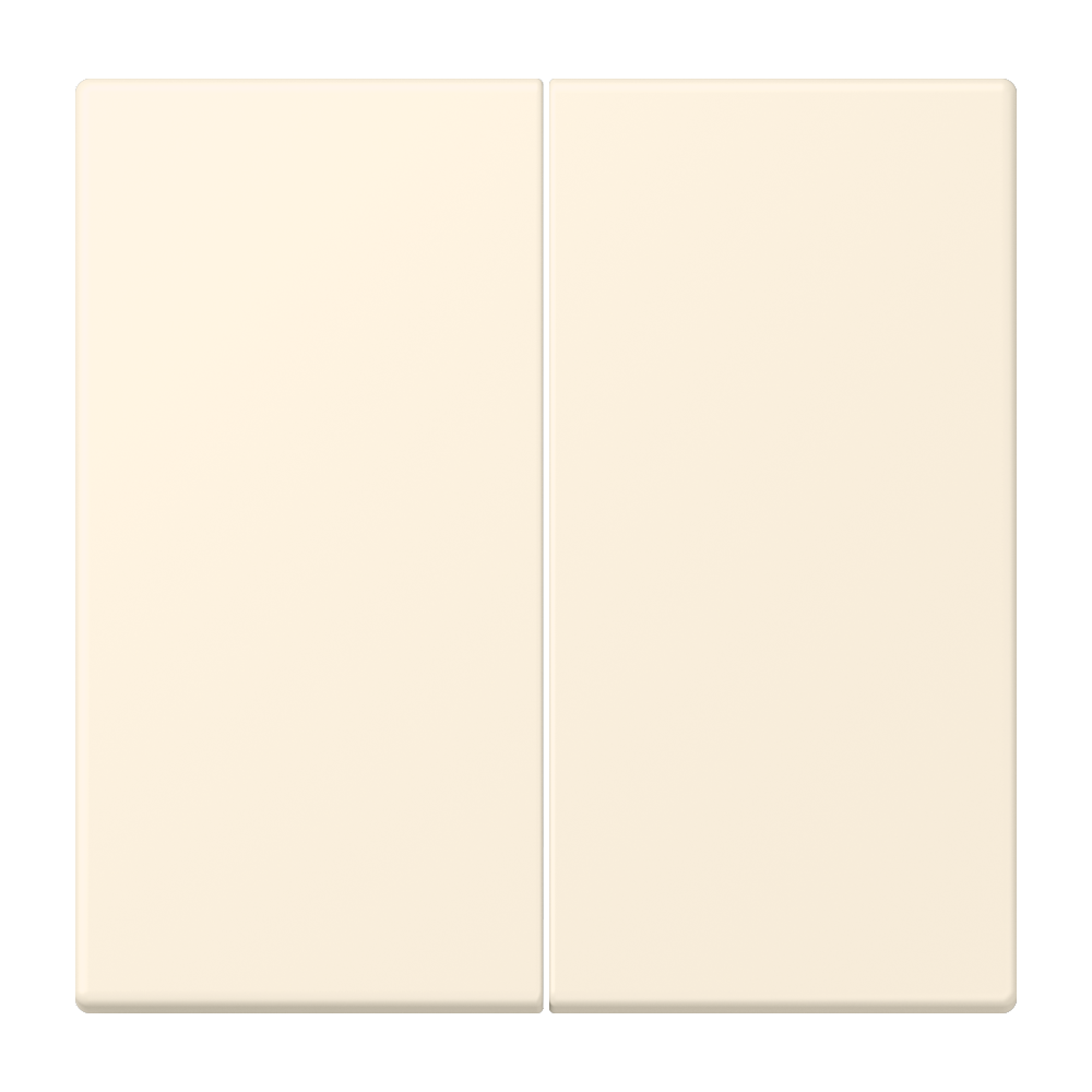 Rocker 2-gang, F10, blanc ivoire (4320B) | LC 102 245