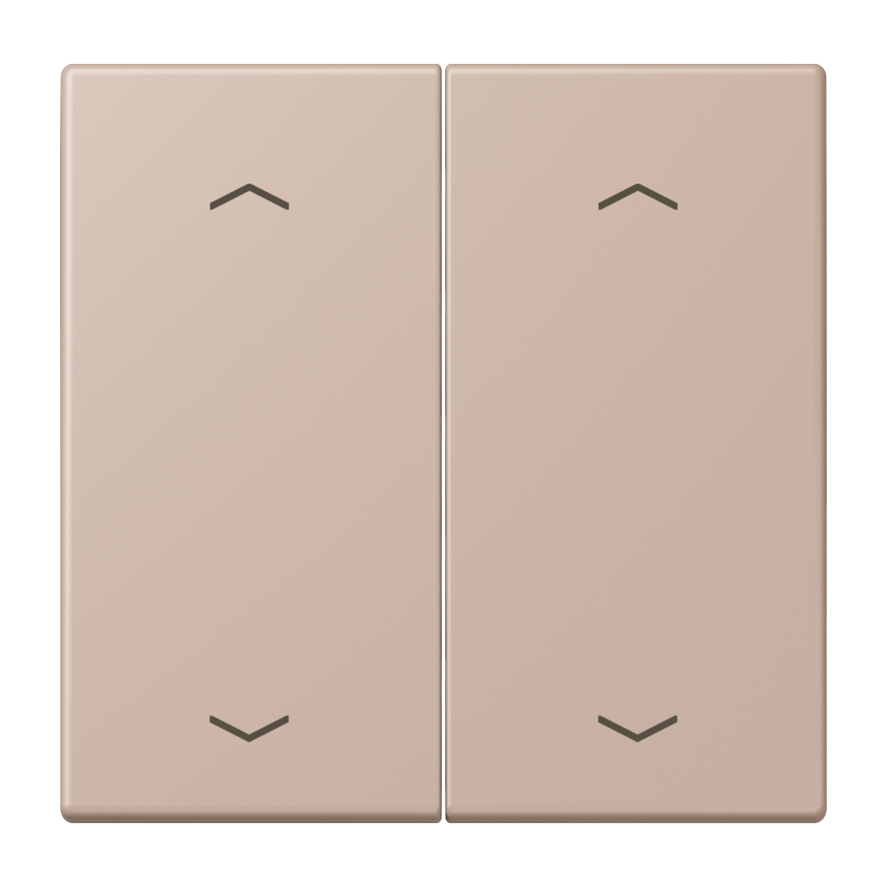 Copritasto 2 canali, F10, ombre brûlée claire (32131) | LC 102 P 240