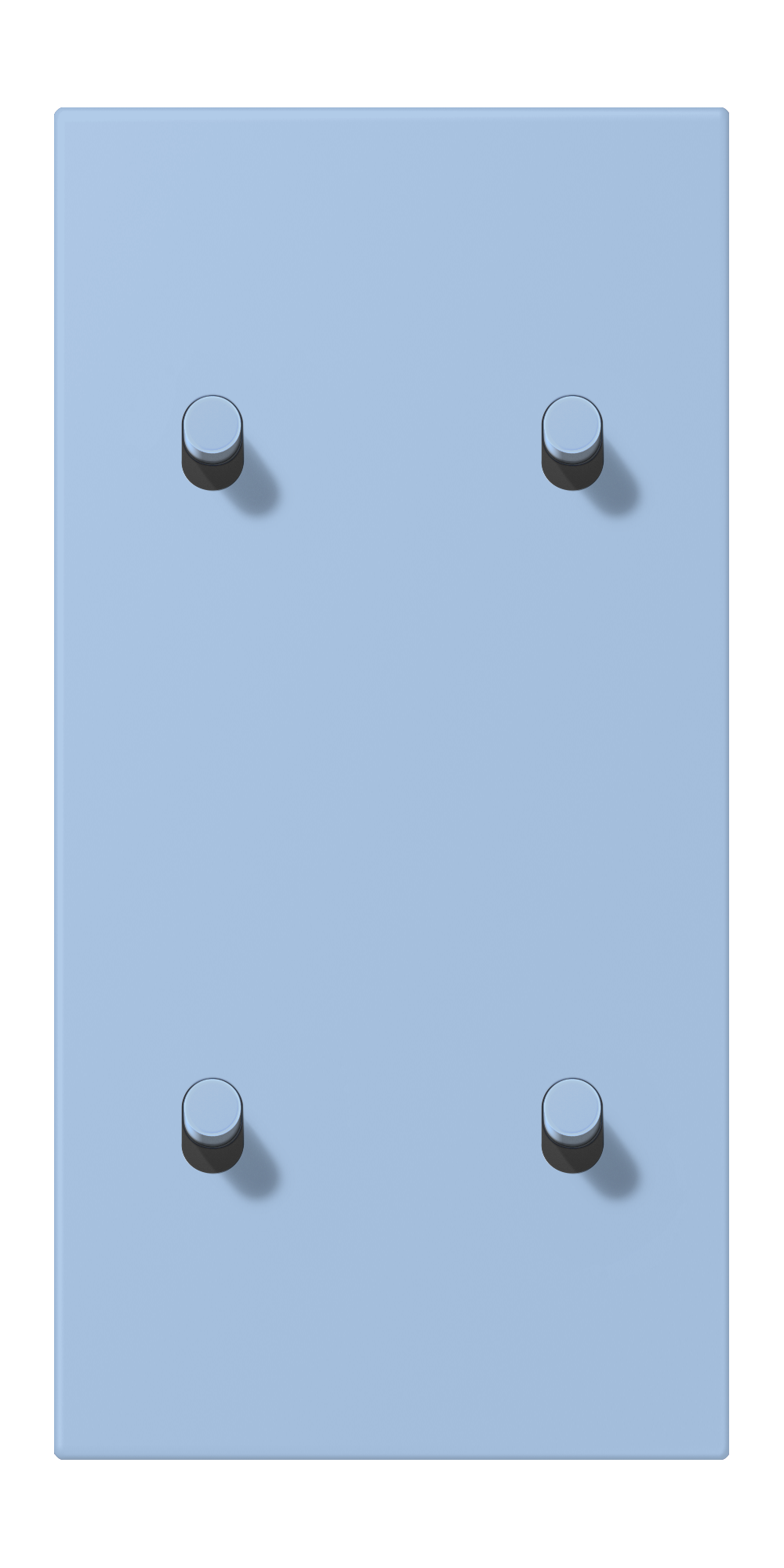 Centre plate with toggle lever "cylinder", 2 x 2 toggle levers ...